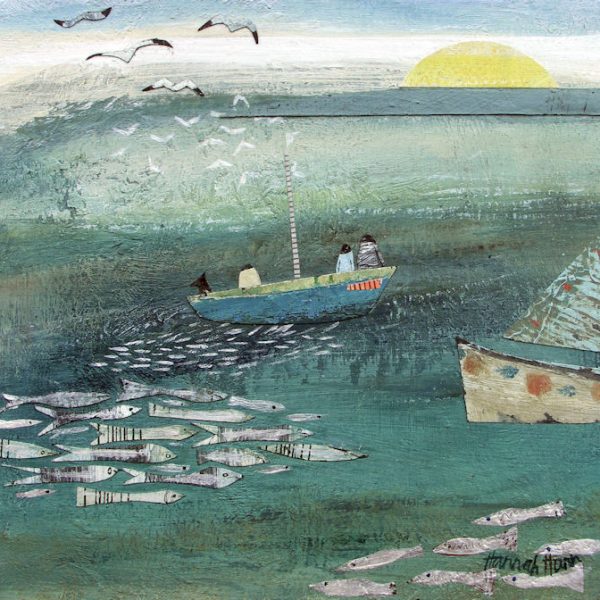 Sunset With Birds - Hannah Hann